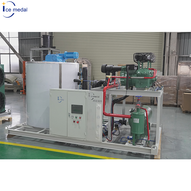 Icemedal Flake Ice Machine For Fish Storage Flake Ice for Seafood ...