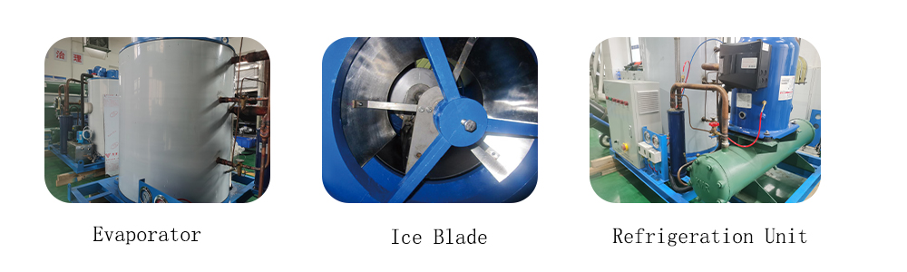 Icemedal IMF20 20 Tons Per Day Flake Ice Machine For Fishing